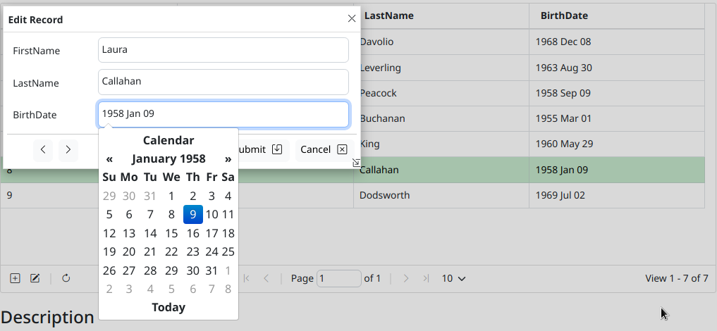 Addons - Guriddo PHP jqGrid